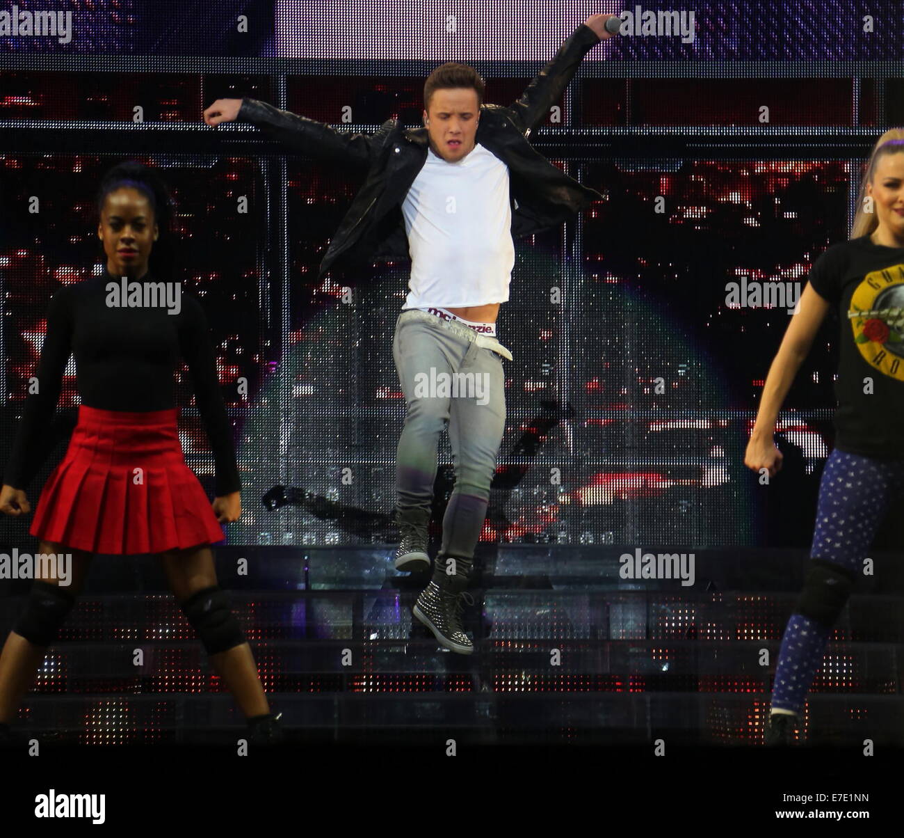 X Factor tour at the ECHO Arena in Liverpool Featuring: sam callaghan ...