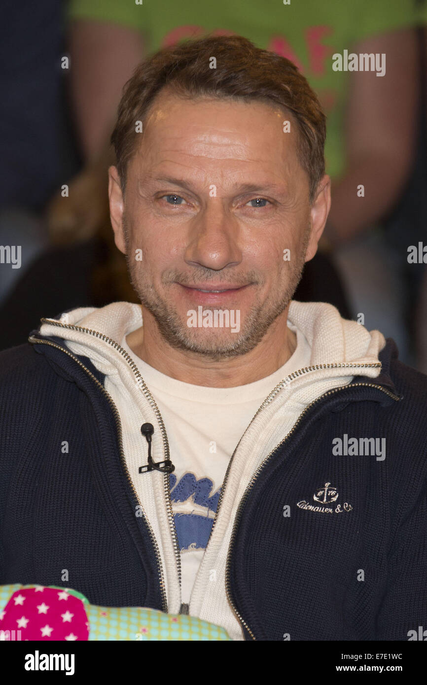 German ZDF TV talkshow Markus Lanz at Fernsehmacher-Studio Featuring ...