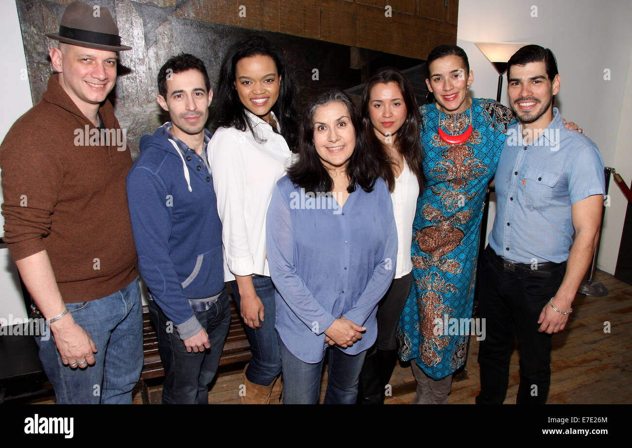 Photo Call for INTAR's "Adoration of Old Woman" held at INTAR Theatre ...