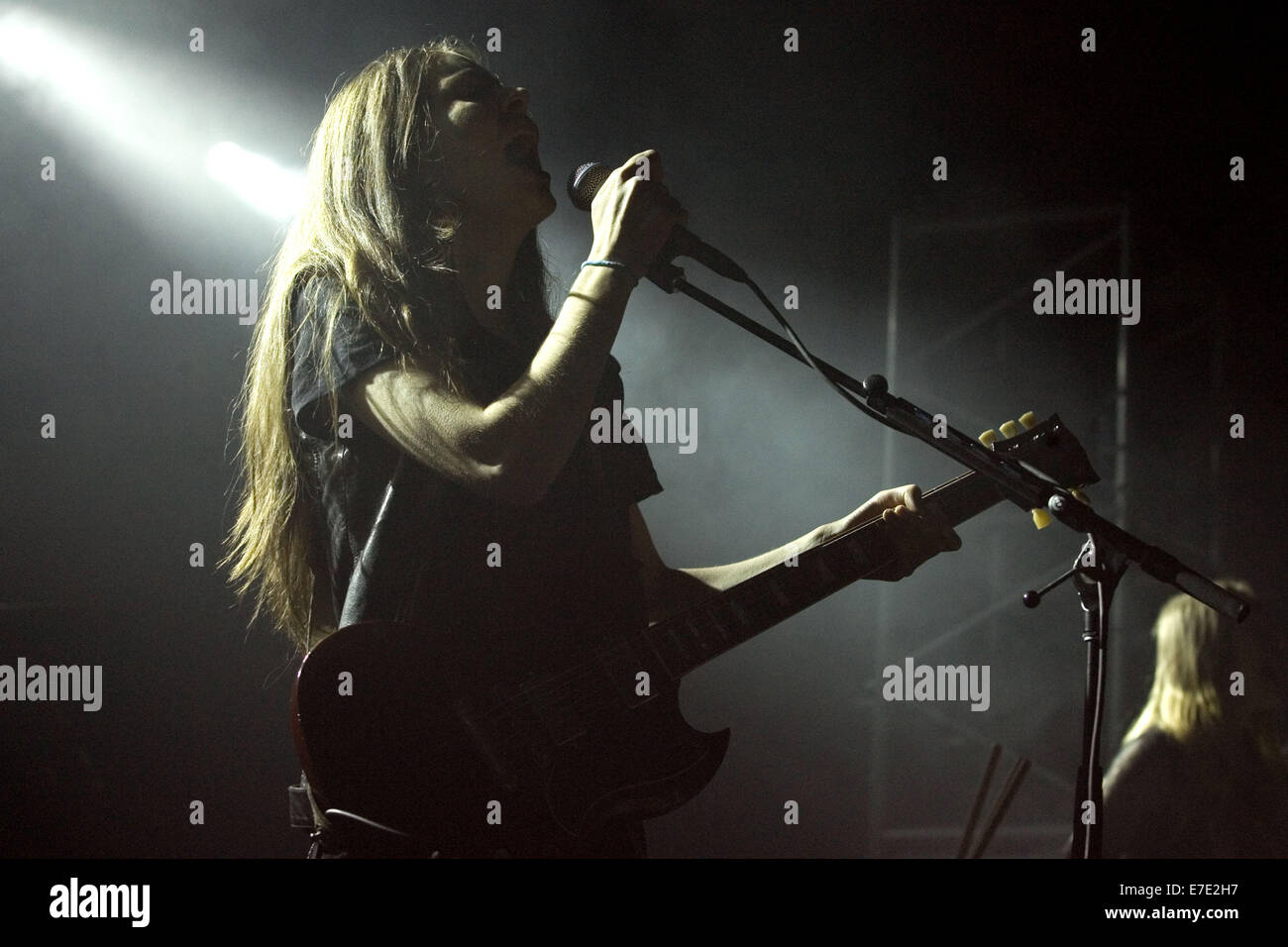 Haim performing live on stage at the Barrowlands Ballroom Featuring ...
