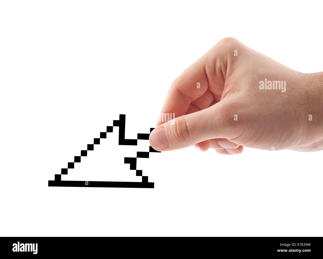 Computer icon hand cursor hi-res stock photography and images - Alamy
