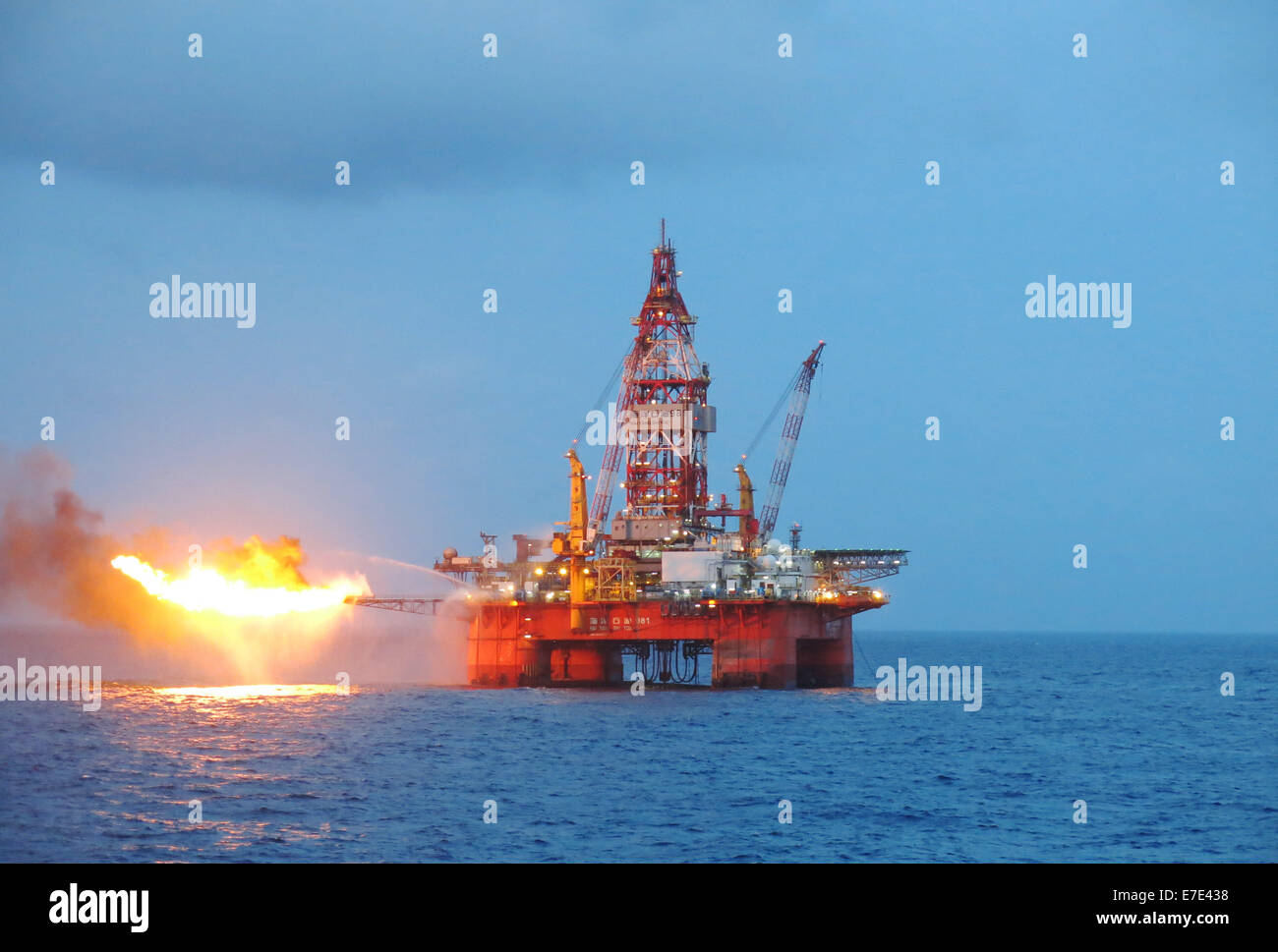 Kaikou, Sept. 15, 2014. This photo taken on Aug. 18, 2014 shows a test ...