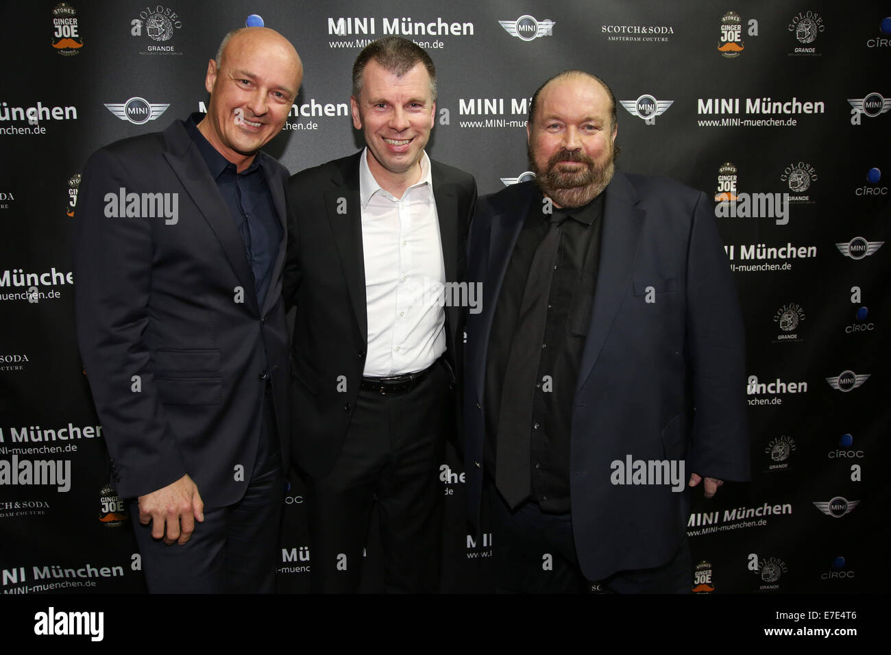 Celebrities attending the presentation of the new BMW Mini model at ...