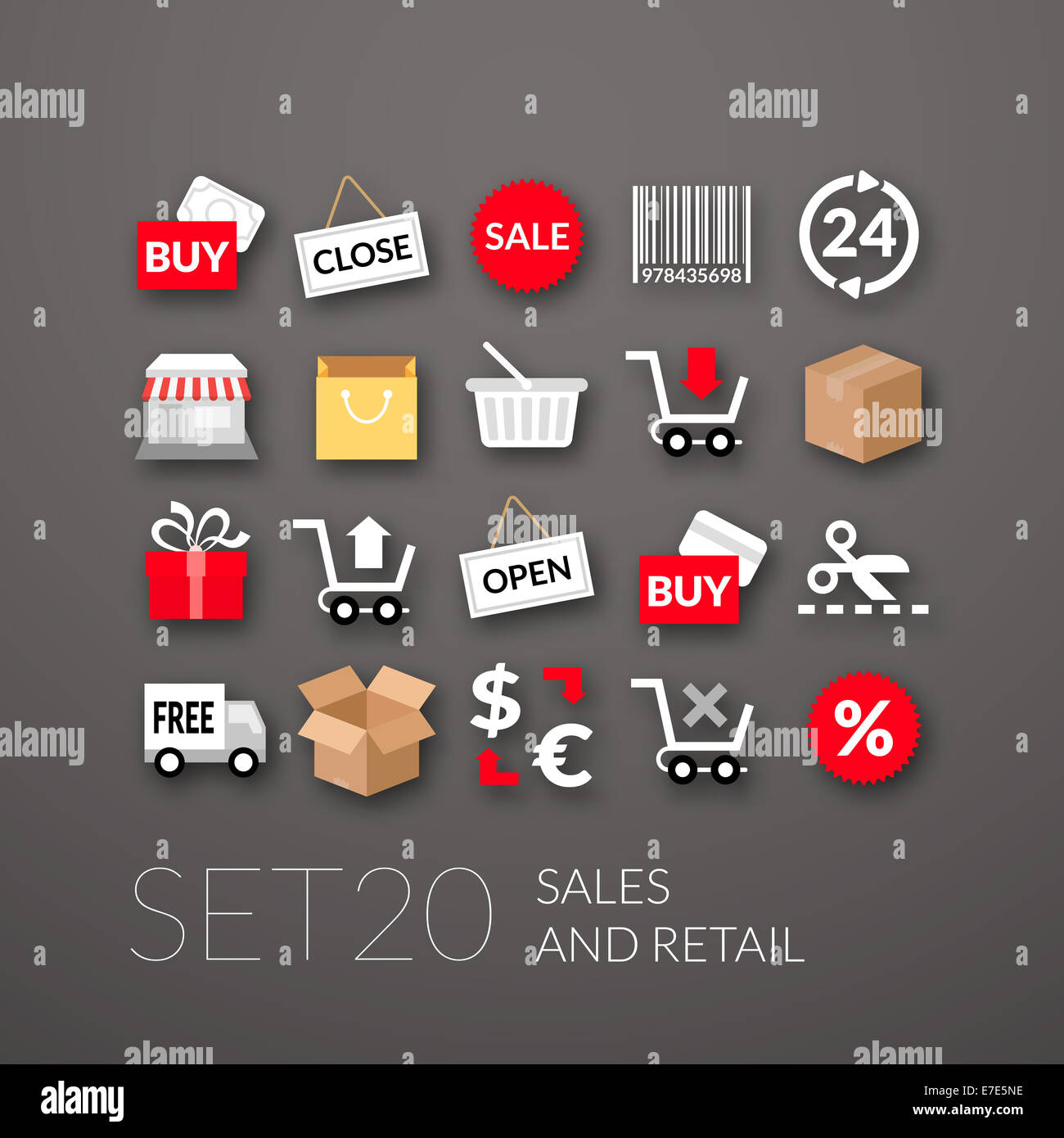 20 app icons ui hi-res stock photography and images - Alamy