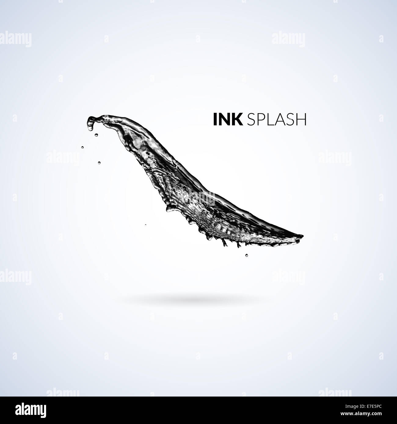 Ink water splash hi-res stock photography and images - Alamy