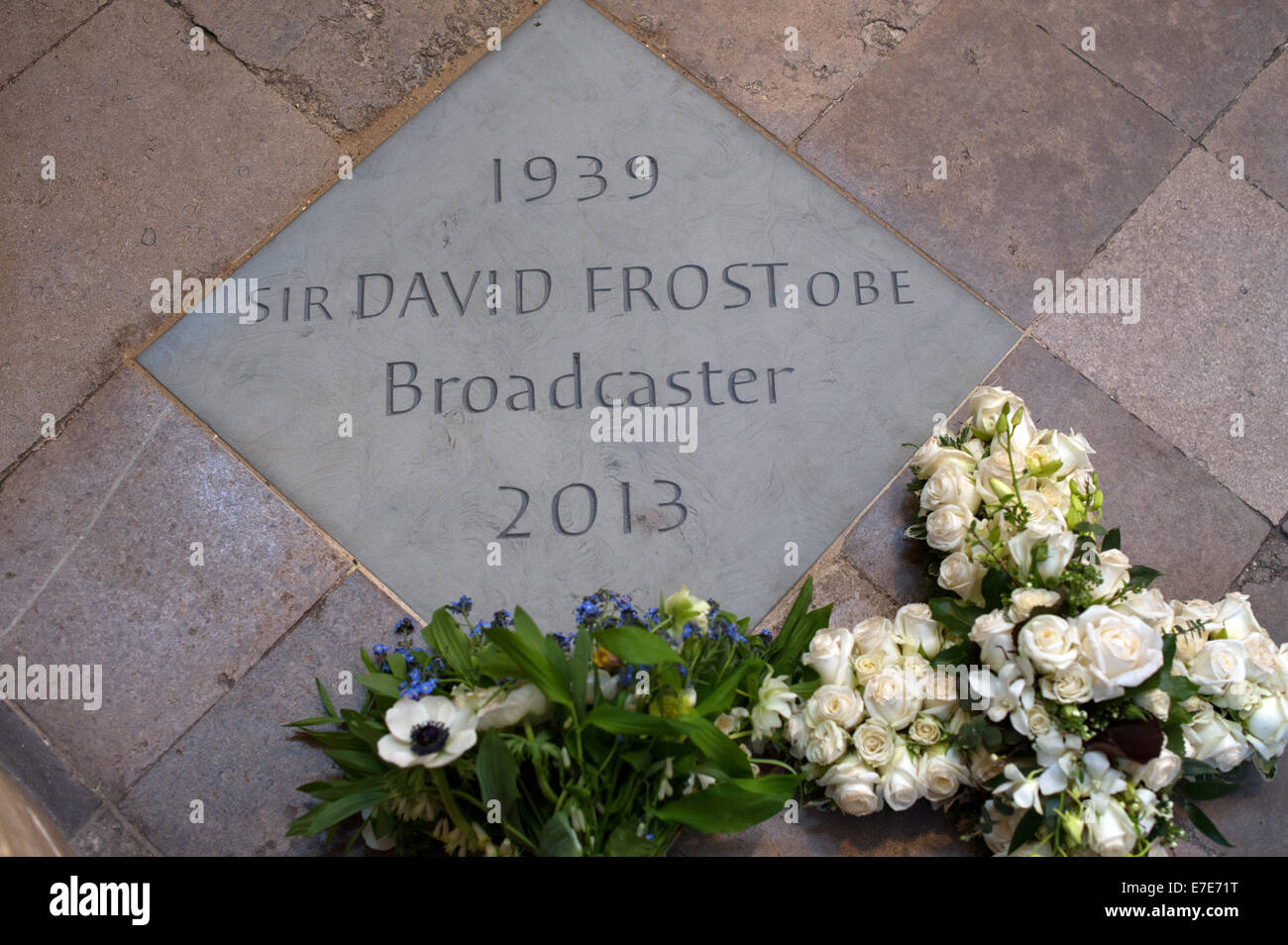 David Frost - memorial unveiling and service of remembrance held at ...