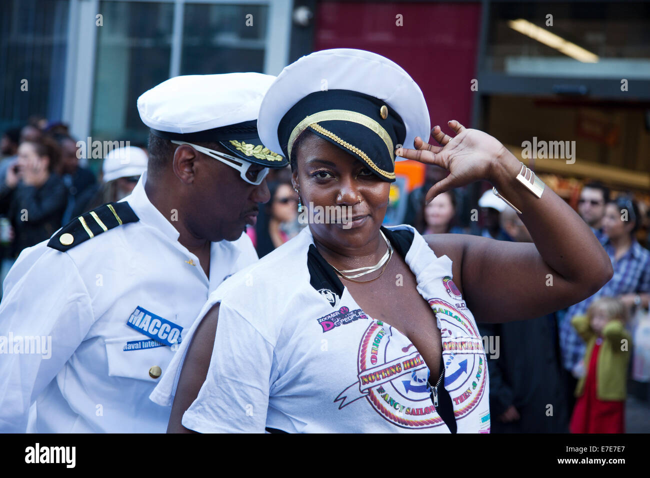 Hackney carnival 2014. The procession started in Ridley Road and passed ...