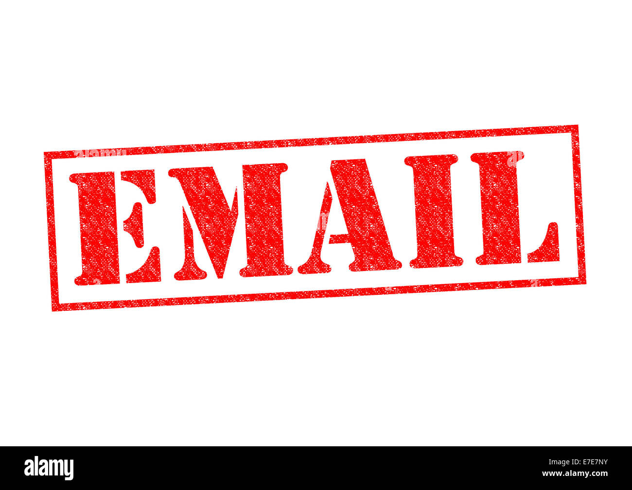 EMAIL red Rubber stamp over a white background Stock Photo - Alamy