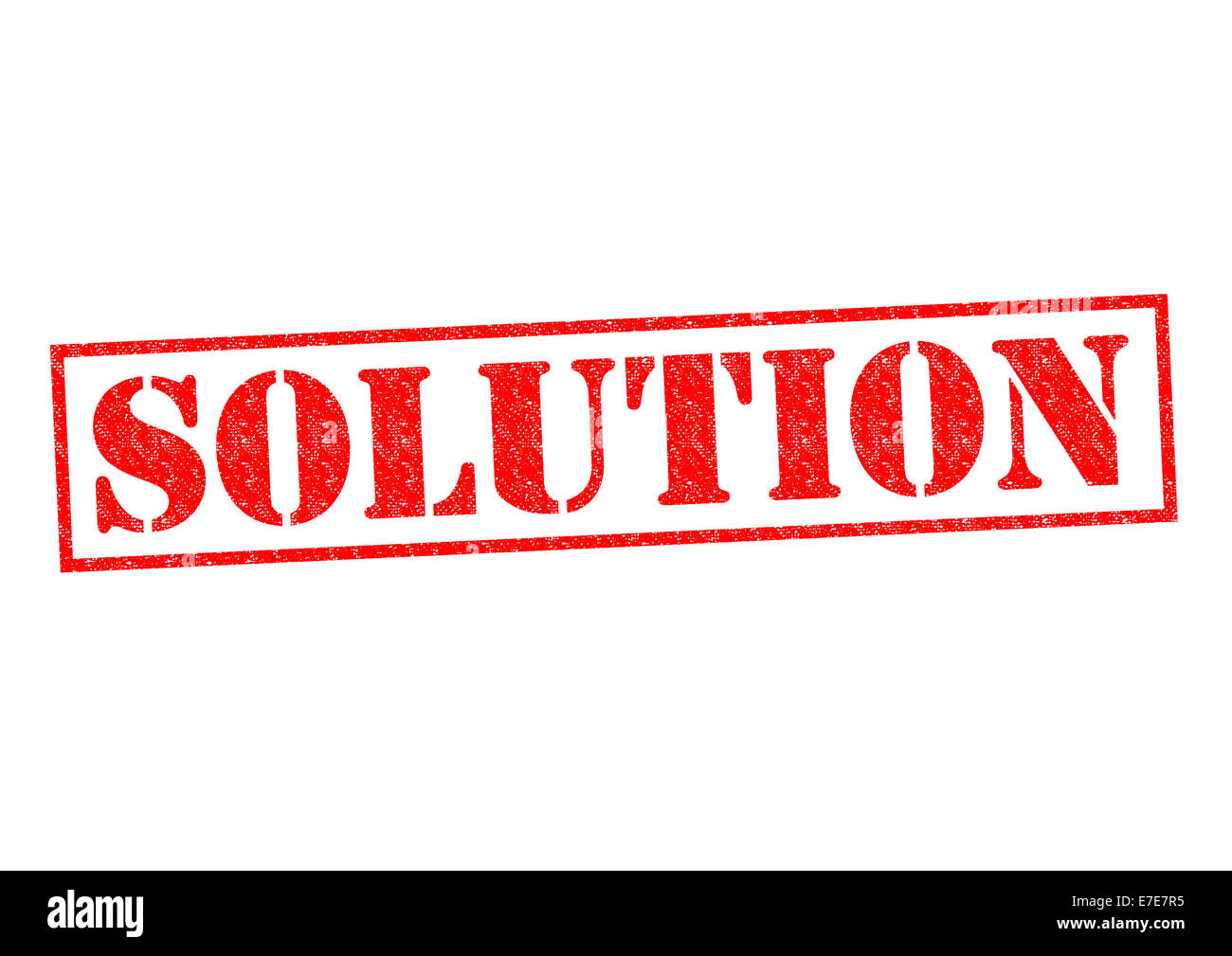 Solution stamp hi-res stock photography and images - Alamy