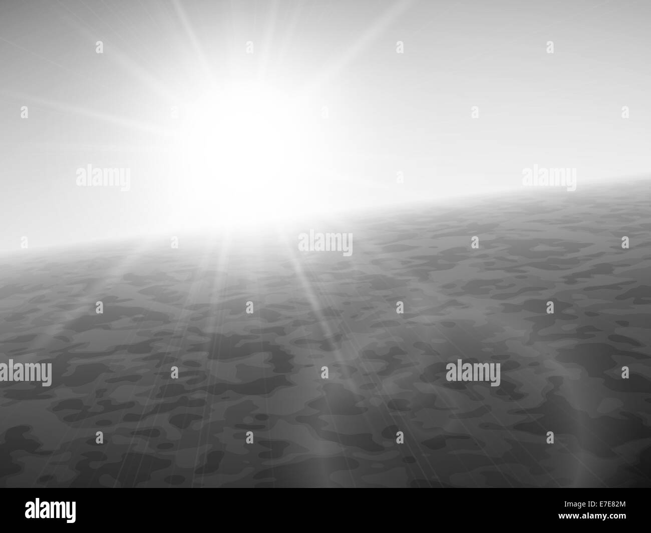 Glow of sunset Black and White Stock Photos & Images - Alamy