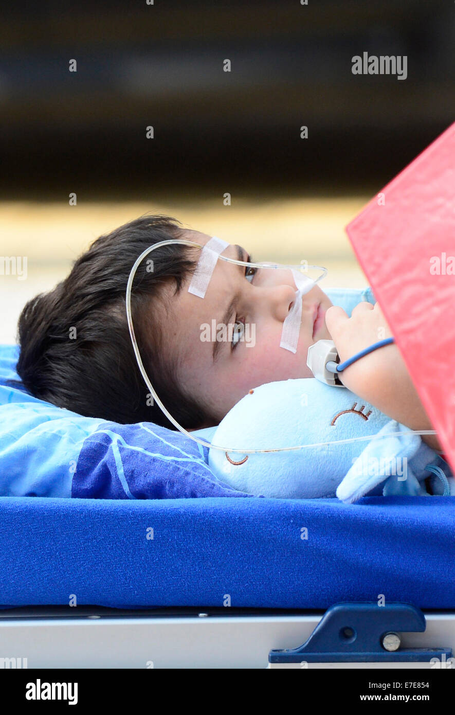 Prague, Czech Republic. 15th Sep, 2014. British boy Ashya King ...
