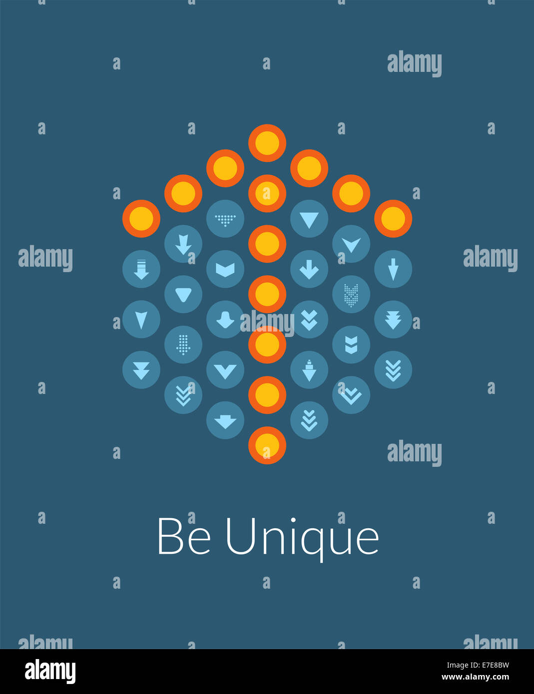 Flat icon design hi-res stock photography and images - Alamy