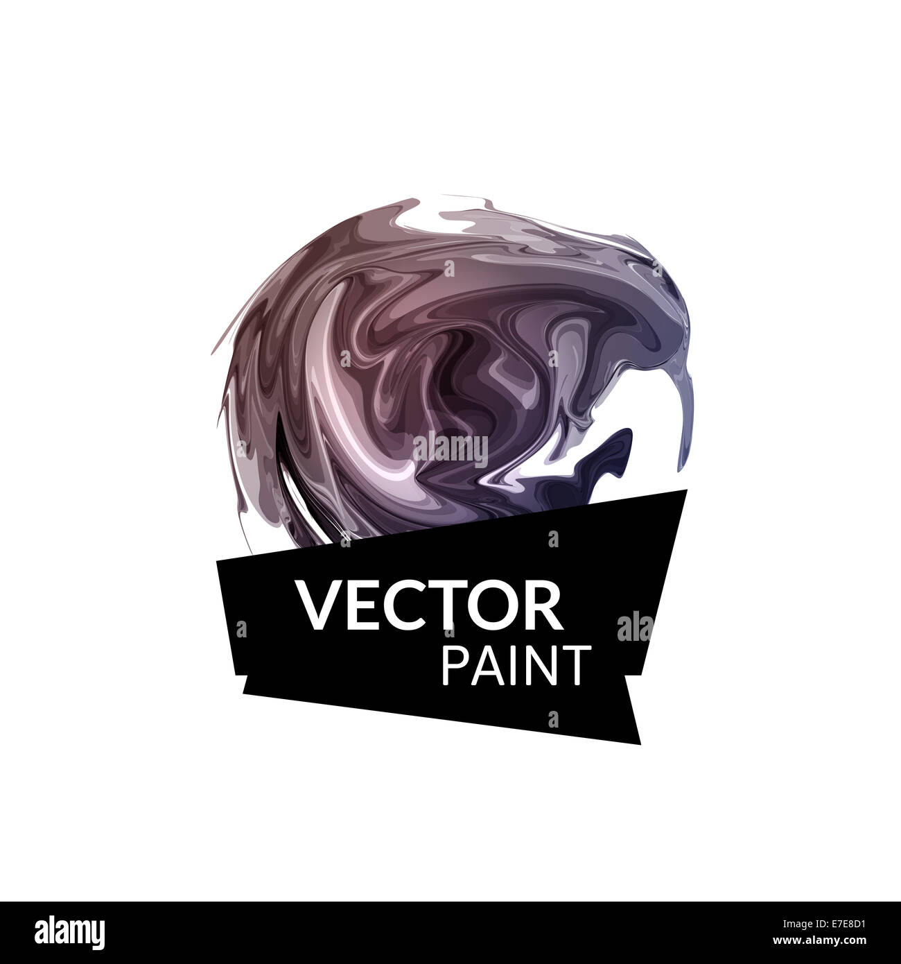 Abstract digital watercolor ink, virtual technology splash paint Stock ...