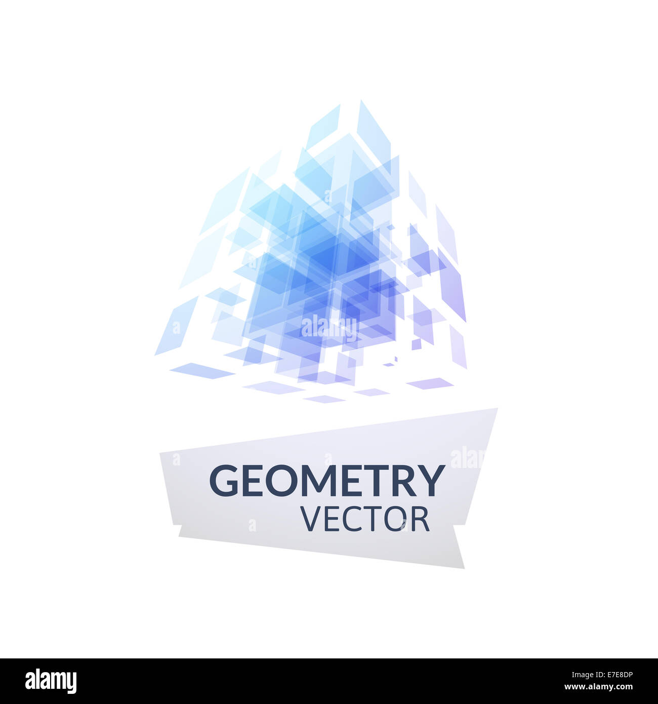 Cube geometry construction icon Stock Photo - Alamy