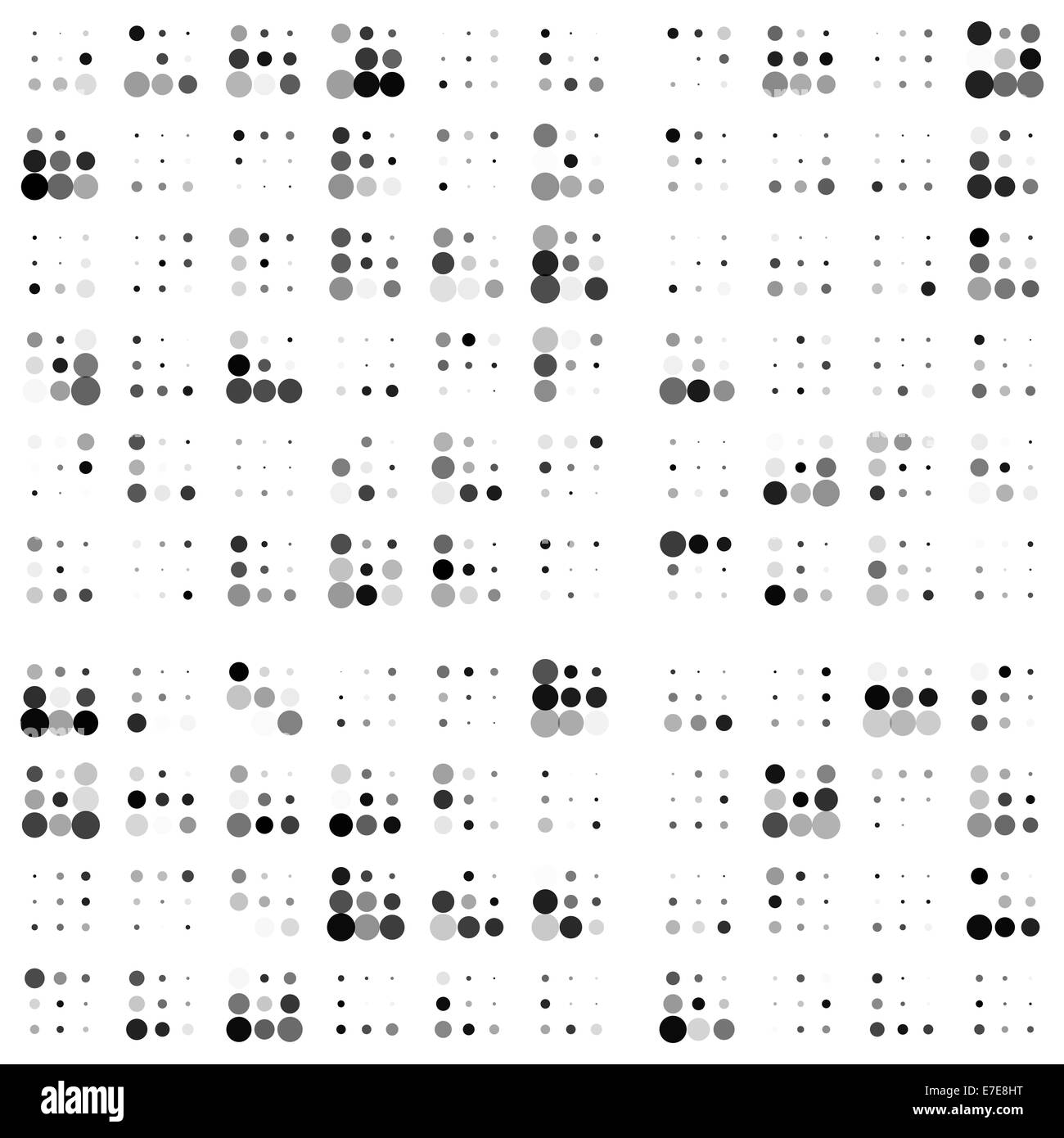 Grunge random halftones background Stock Photo - Alamy