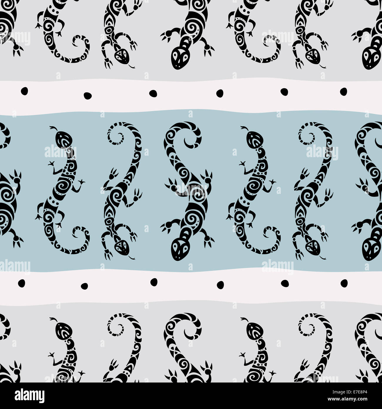 Lizards. Seamless pattern Stock Photo - Alamy