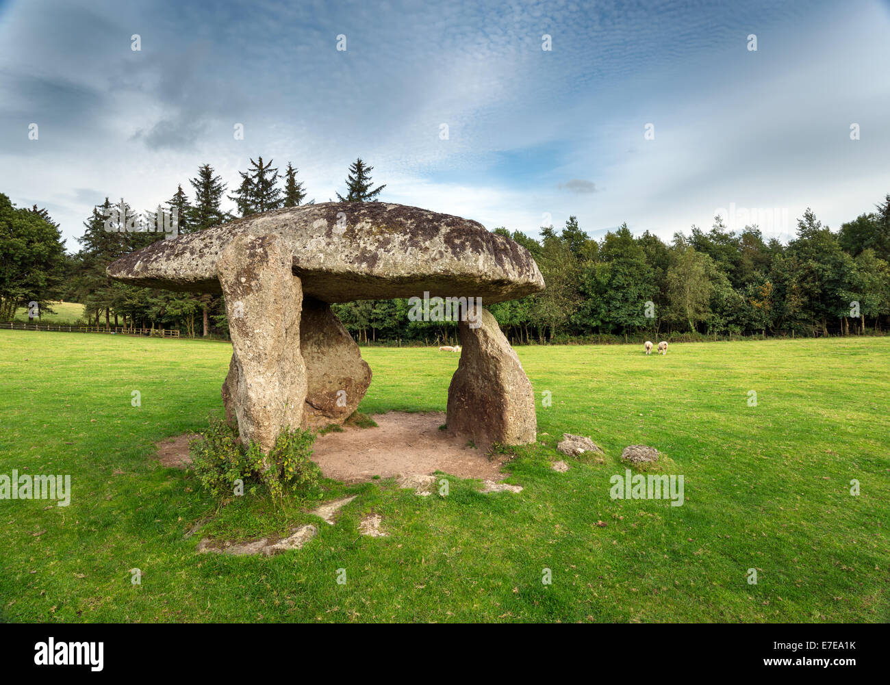 Spinster's Rock an ancient cromlech just outside of Drewsteignton on ...