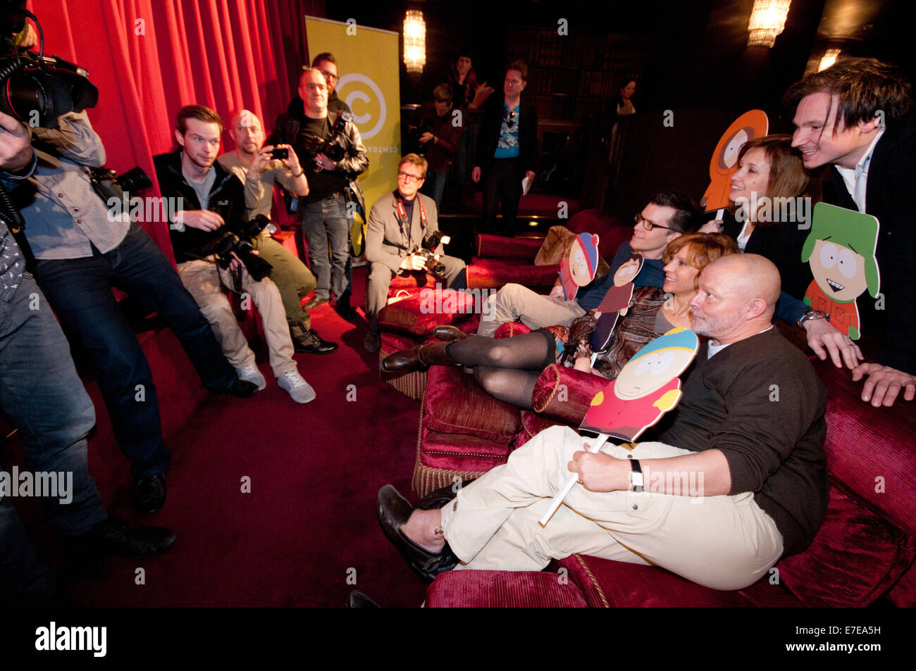 German voice actors promoting the 17th. 'South Park' season whilst a ...