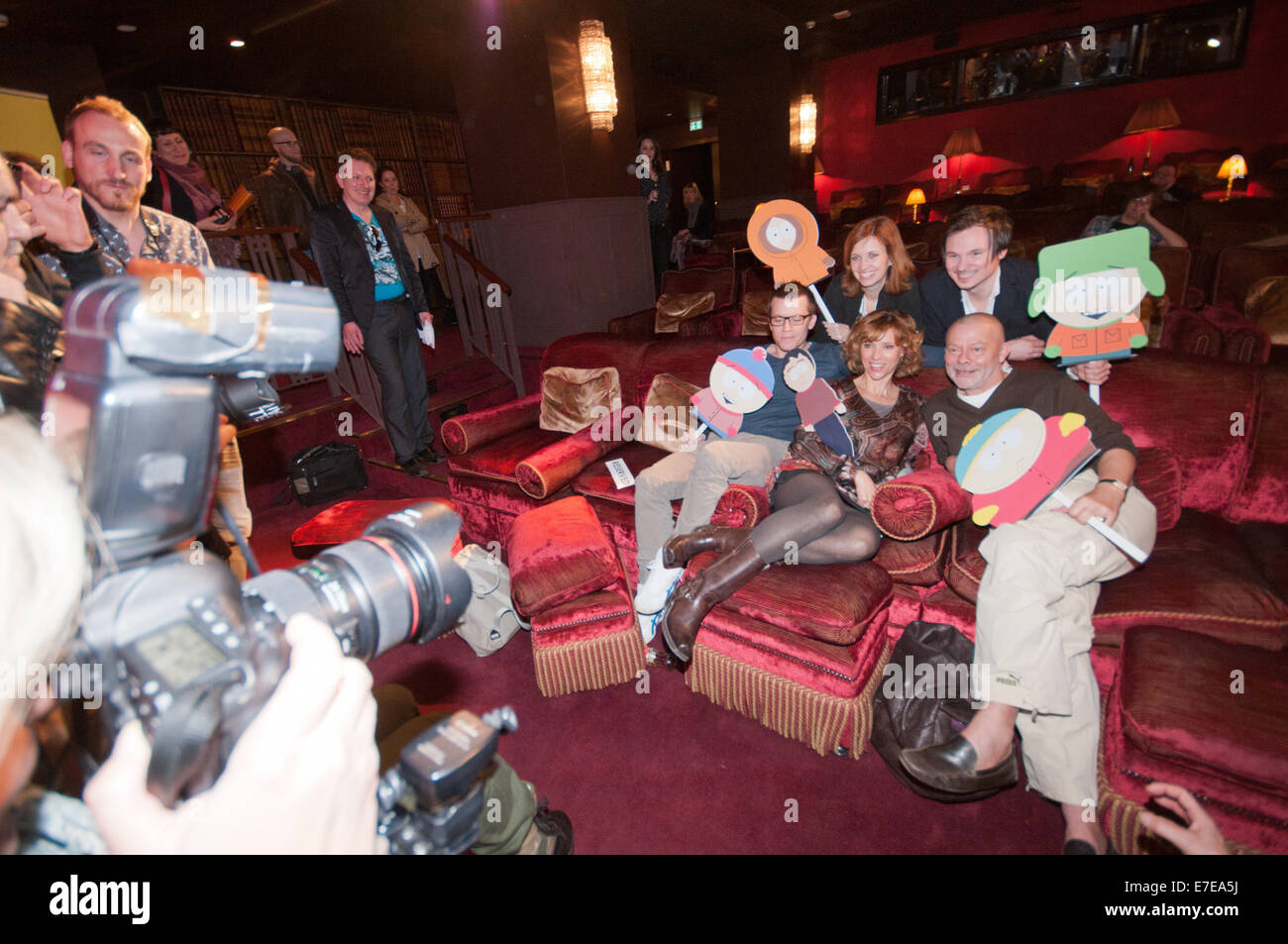 German voice actors promoting the 17th. 'South Park' season whilst a ...