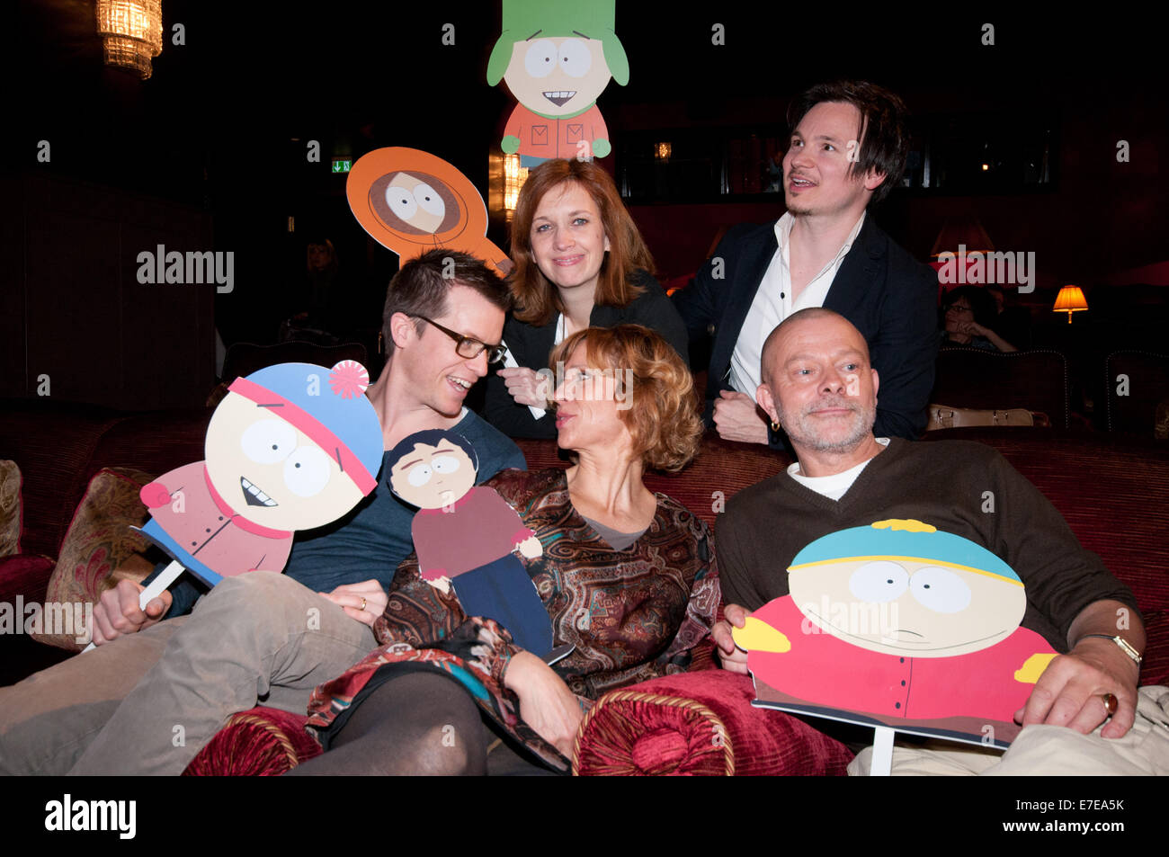 German voice actors promoting the 17th. 'South Park' season whilst a ...