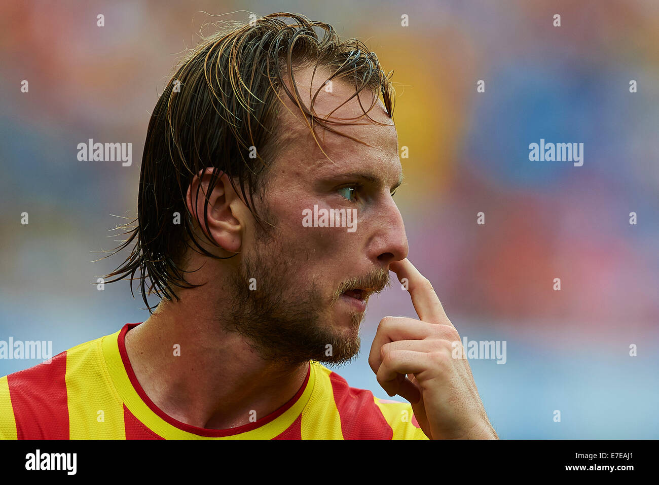 Ivan Rakitic (FC Barcelona), during La Liga soccer match between FC ...