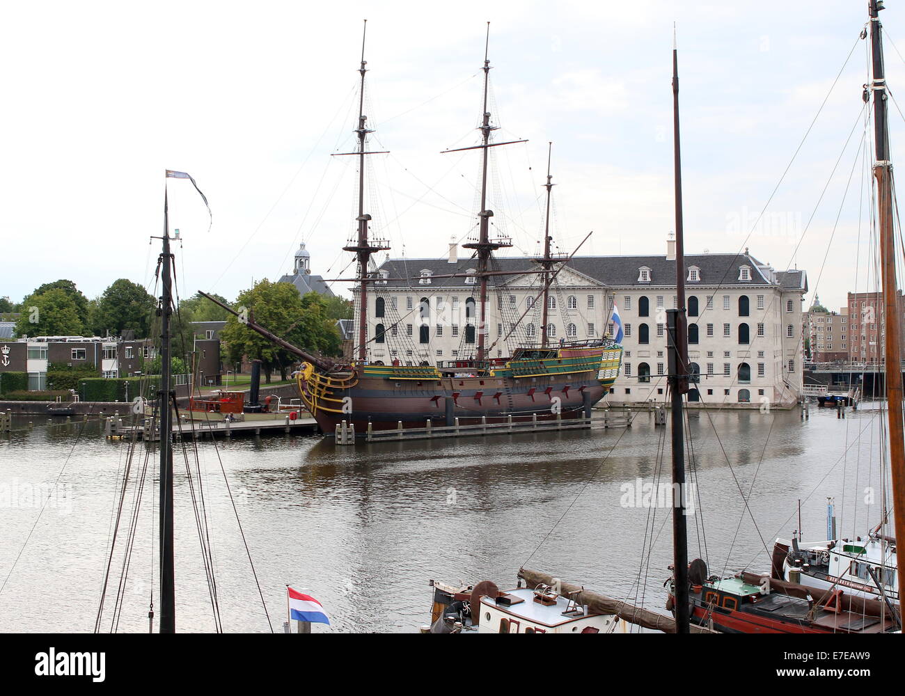 Dutch National Maritime Museum (Scheepvaartmuseum) in Amsterdam, The ...