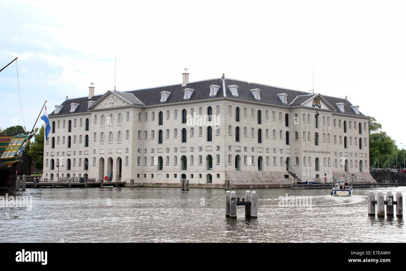 Dutch National Maritime Museum (Scheepvaartmuseum) in Amsterdam, The ...