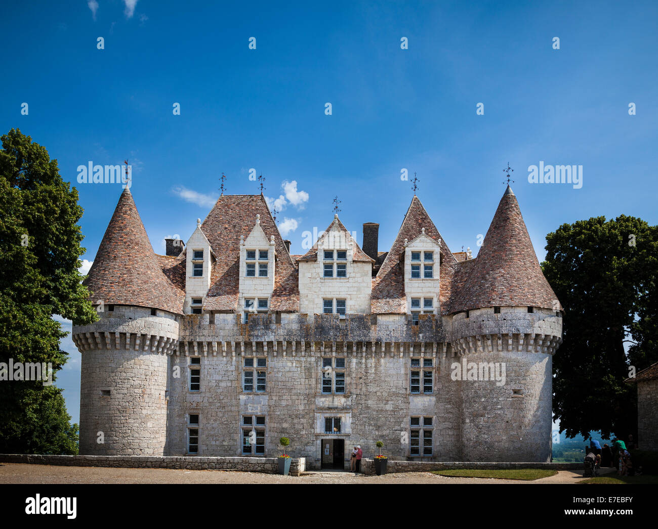 Main entrance to the Chateau de Monbazillac France Stock Photo - Alamy