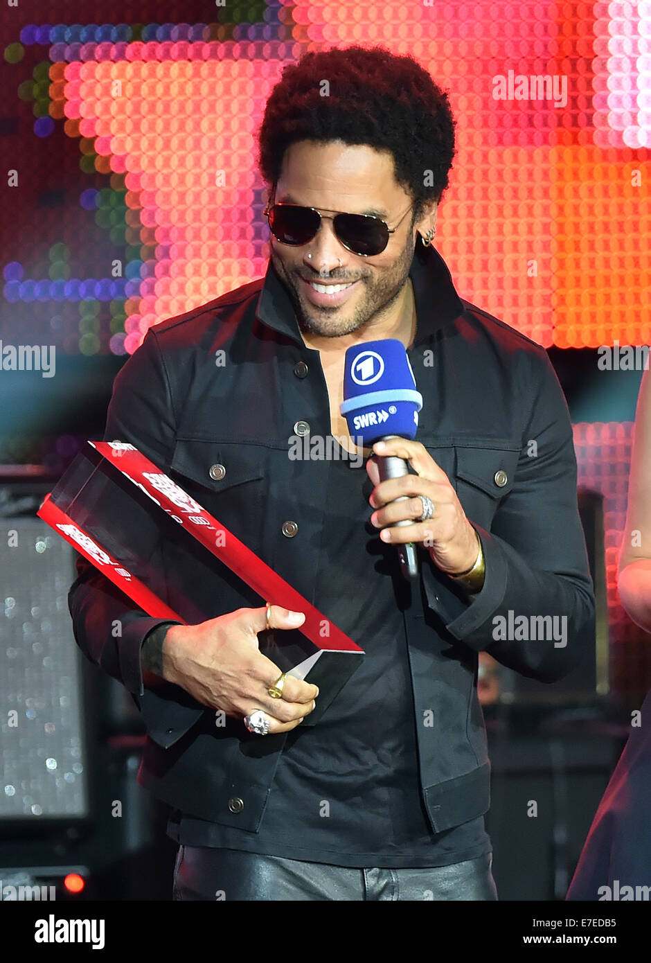 US-singer and musician Lenny Kravitz performs on stage during the ...