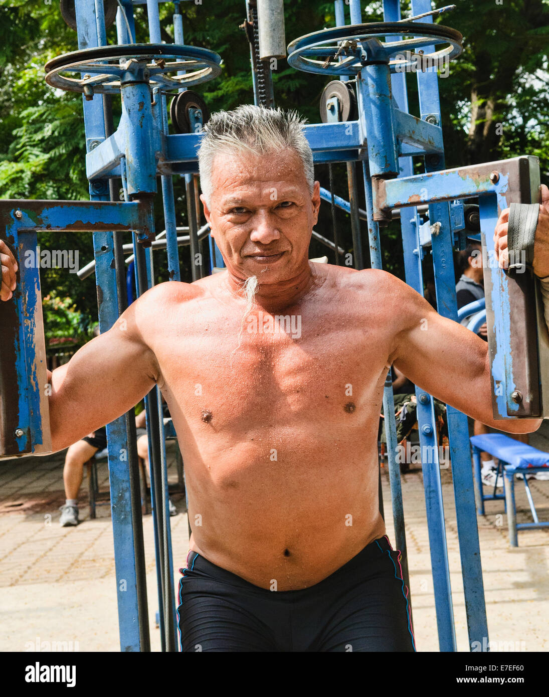 Chest Fly Exercise High Resolution Stock Photography and Images - Alamy