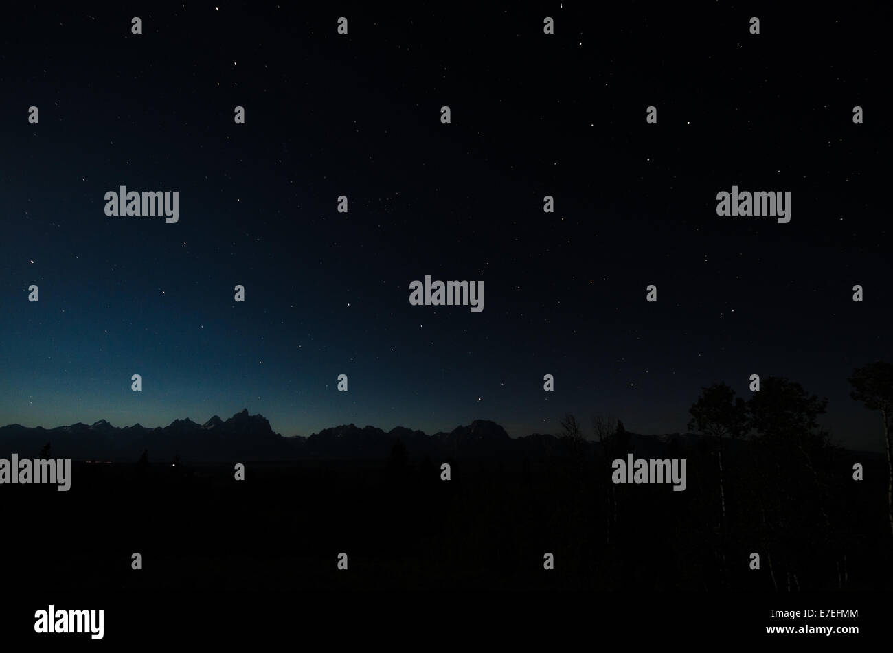 Grand teton stars hi-res stock photography and images - Alamy