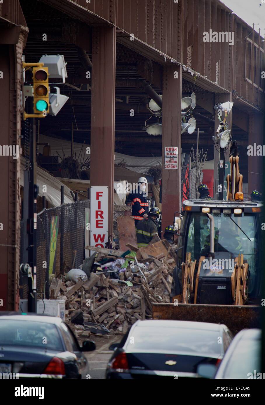 Scenes after the East Harlem 'explosion' and building collapse in New ...