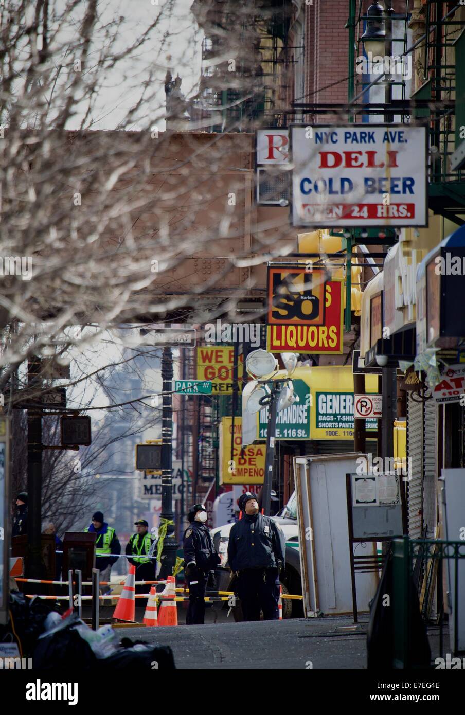 Scenes after the East Harlem 'explosion' and building collapse in New ...