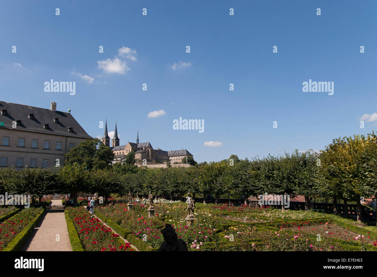 Baroque Rosengarten Rose Garden Michaelsberg Bamberg Germany Europe ...