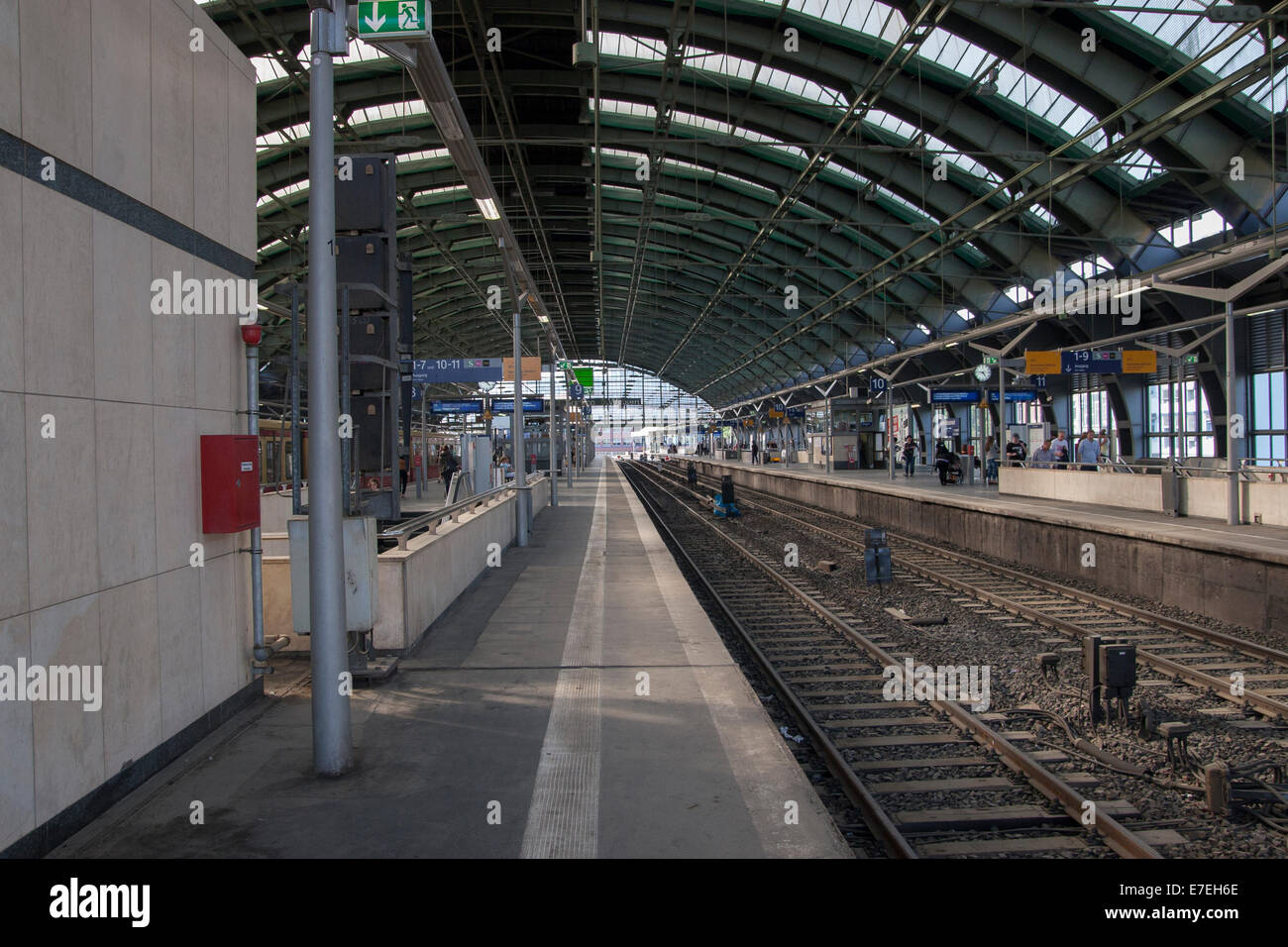 Railway Station "Ostbahnhof" Tracks Platform Berlin Germany Stock Photo ...