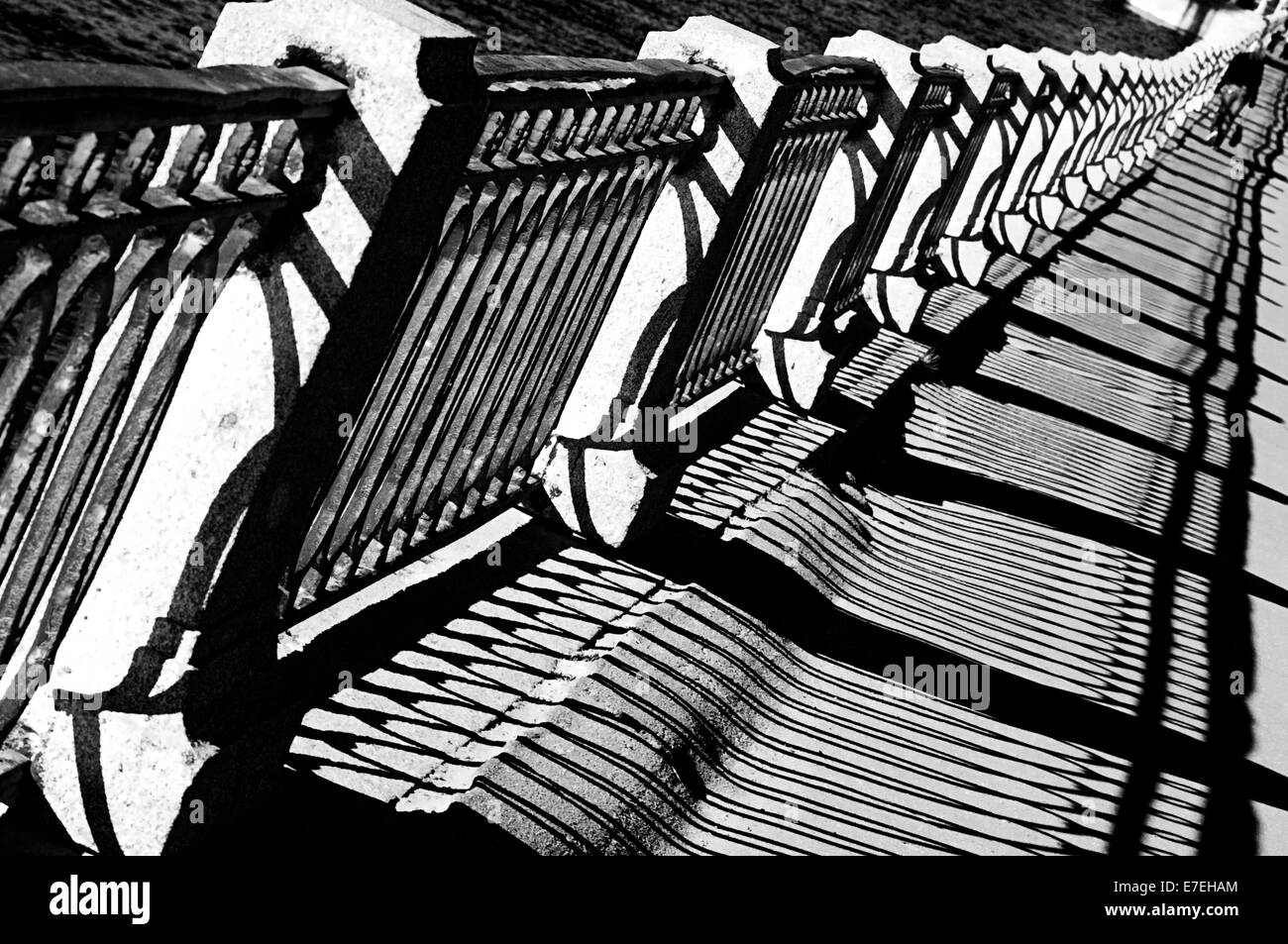 Embankment fence of Neva river in Saint-Petersburg (Russia Stock Photo ...