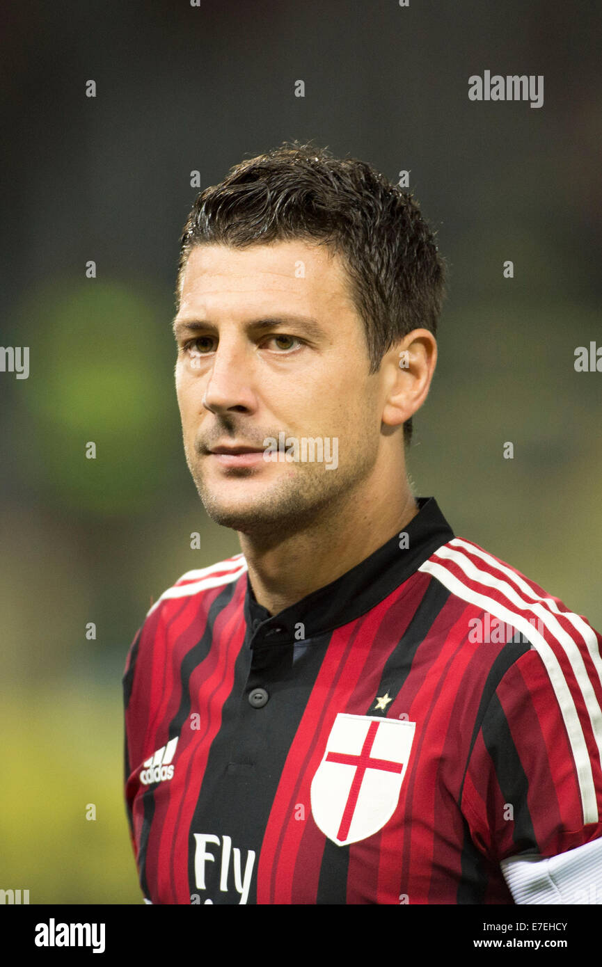 Parma, Italy. 14th Sep, 2014. Daniele Bonera (Milan) Football/Soccer ...