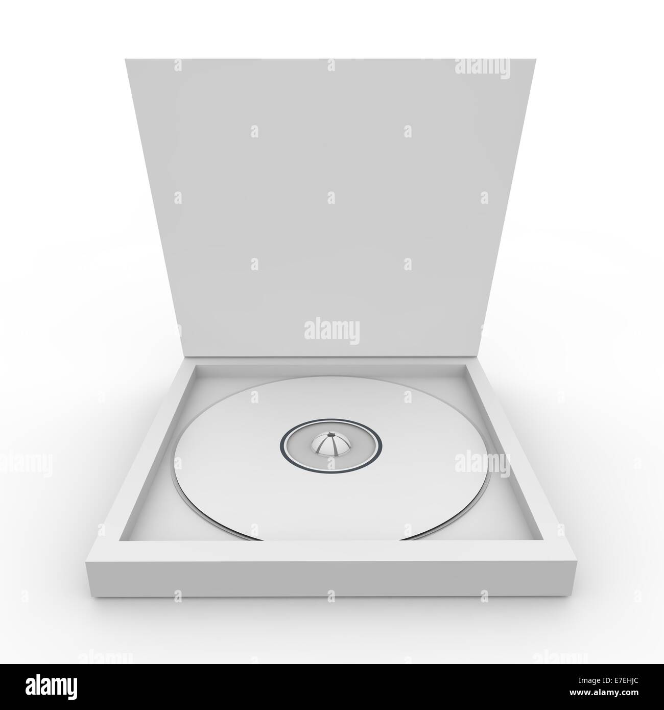 Blank white form - drive in the box. Isolated background Stock Photo ...