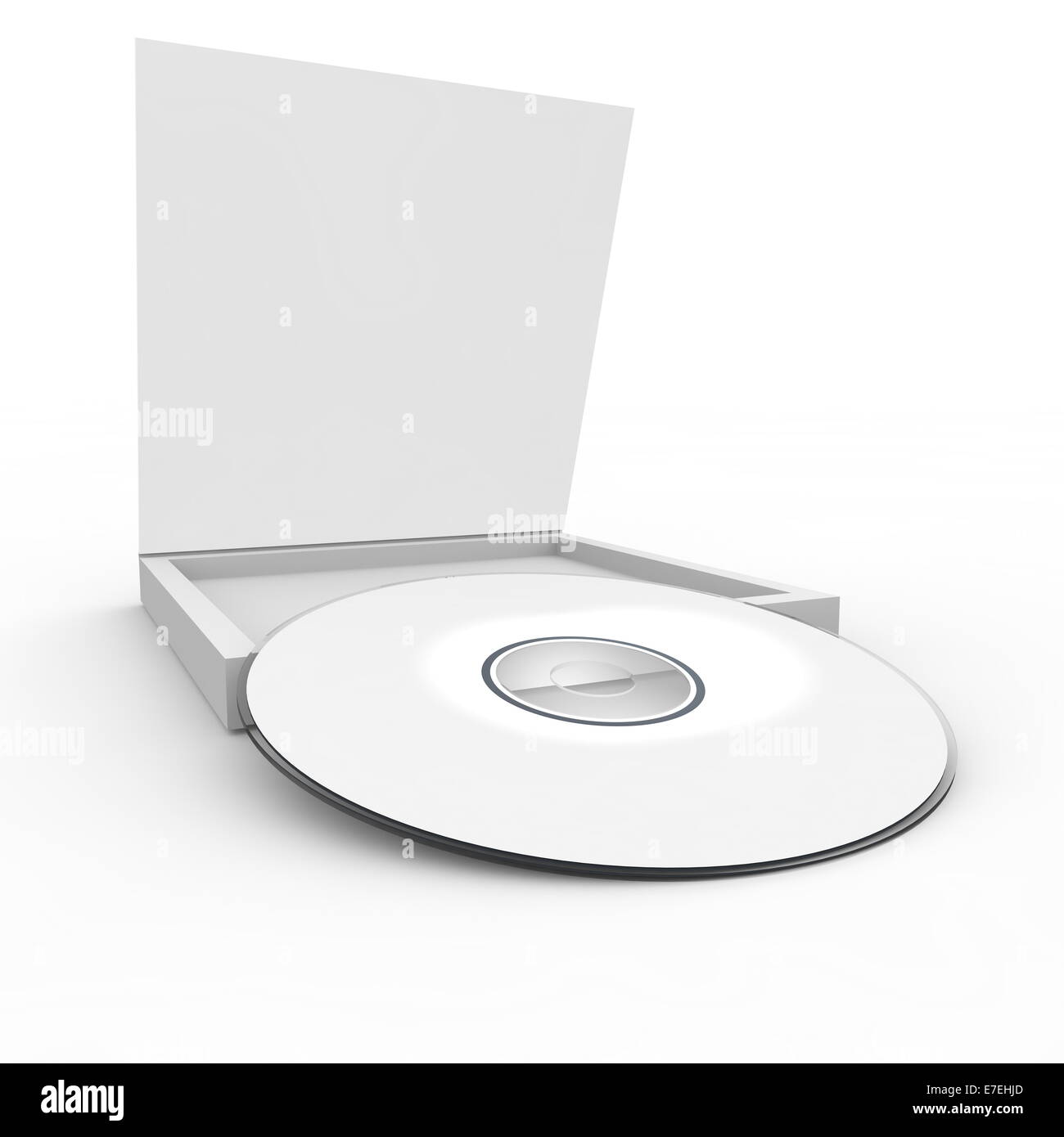Blank white form - drive in the box. Isolated background Stock Photo ...