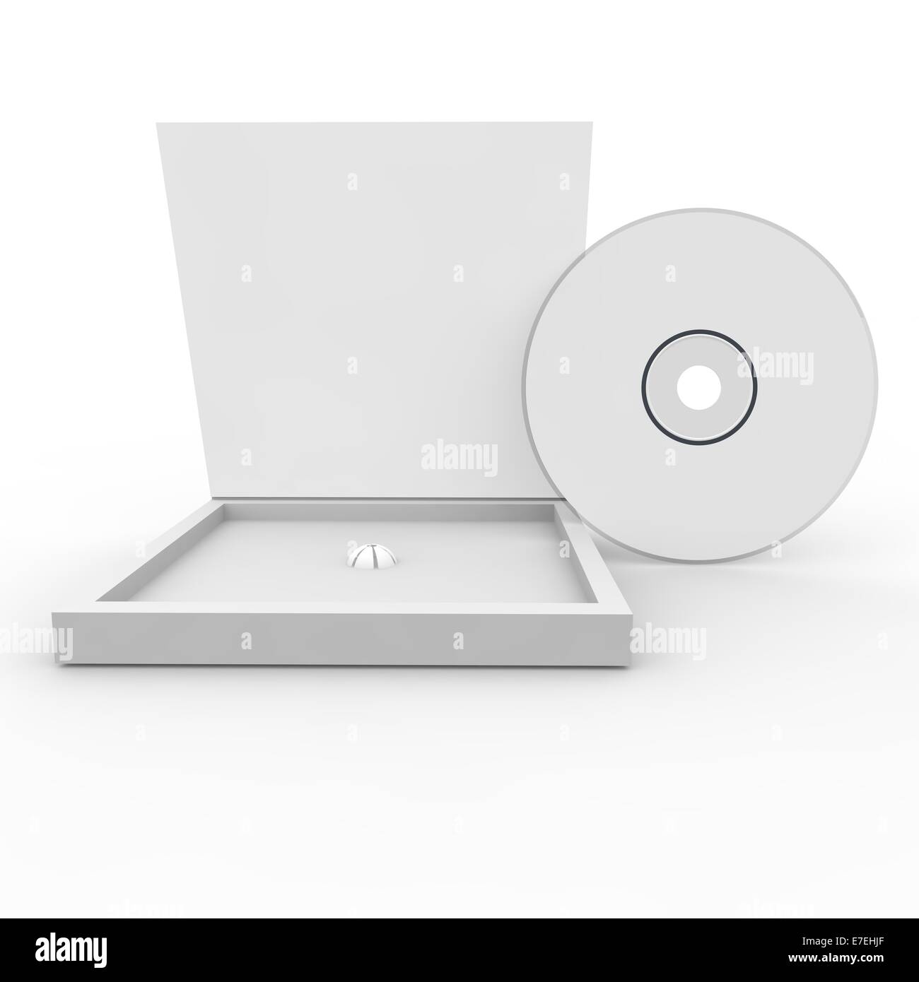 Blank white form - drive in the box. Isolated background Stock Photo ...