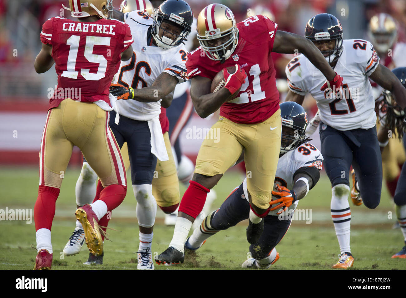 Sept. 14, 2014 - Santa Clara, CA, USA - San Francisco 49ers running ...