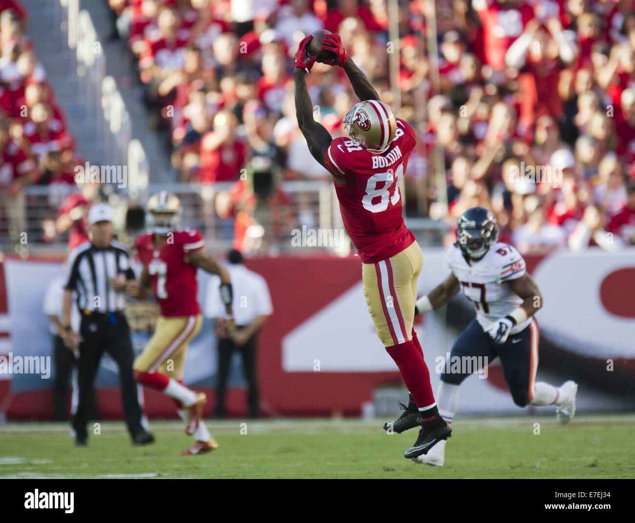 Sept. 14, 2014 - Santa Clara, CA, USA - San Francisco 49ers wide ...