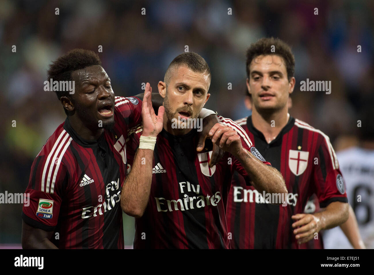 Parma, Italy. 14th Sep, 2014. Jeremy Menez (Milan) Football/Soccer ...