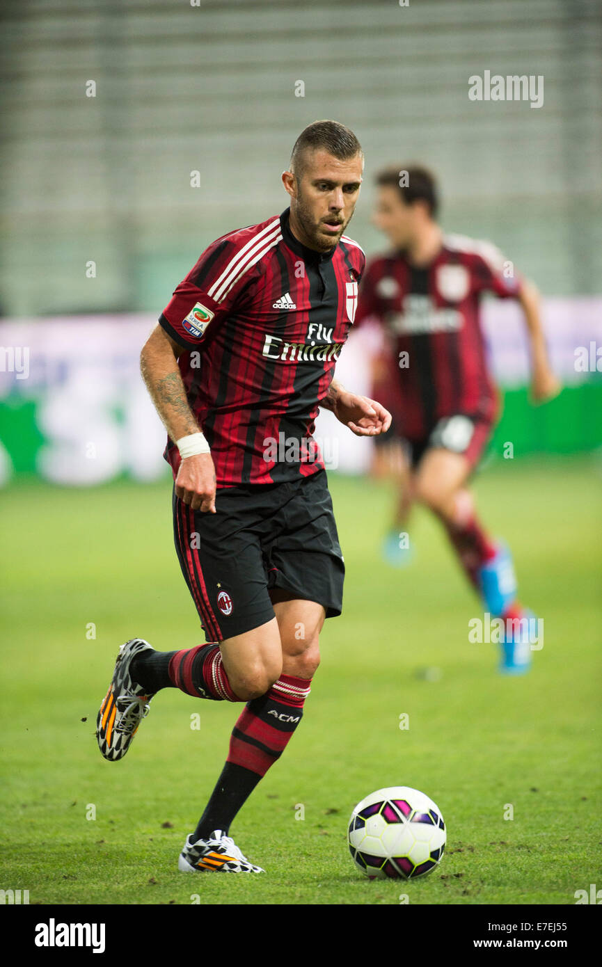 Parma, Italy. 14th Sep, 2014. Jeremy Menez (Milan) Football/Soccer ...