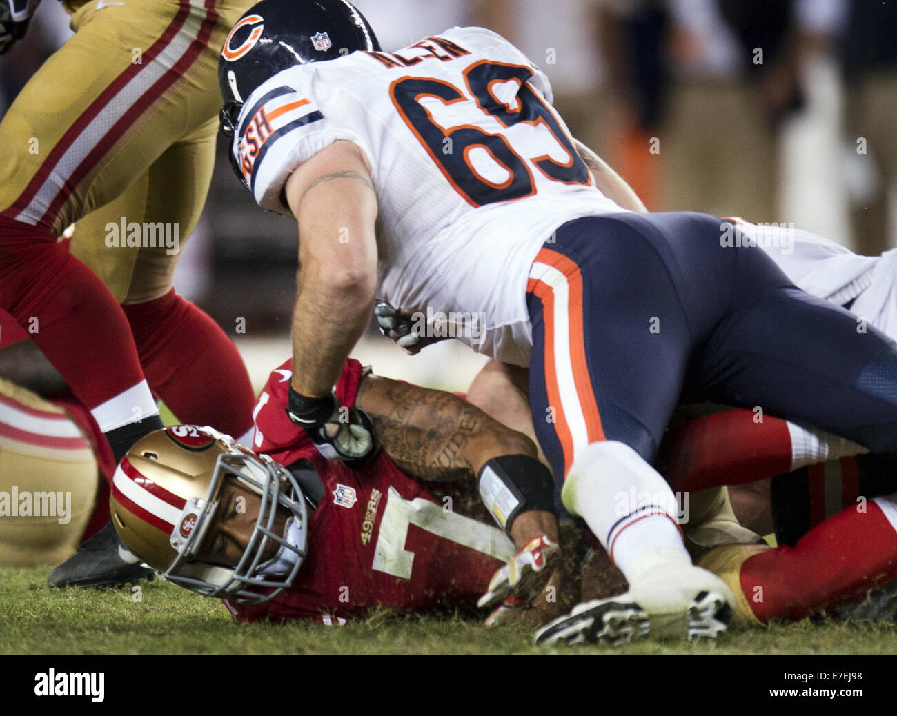 Sept. 14, 2014 - Santa Clara, CA, USA - San Francisco 49ers quarterback ...
