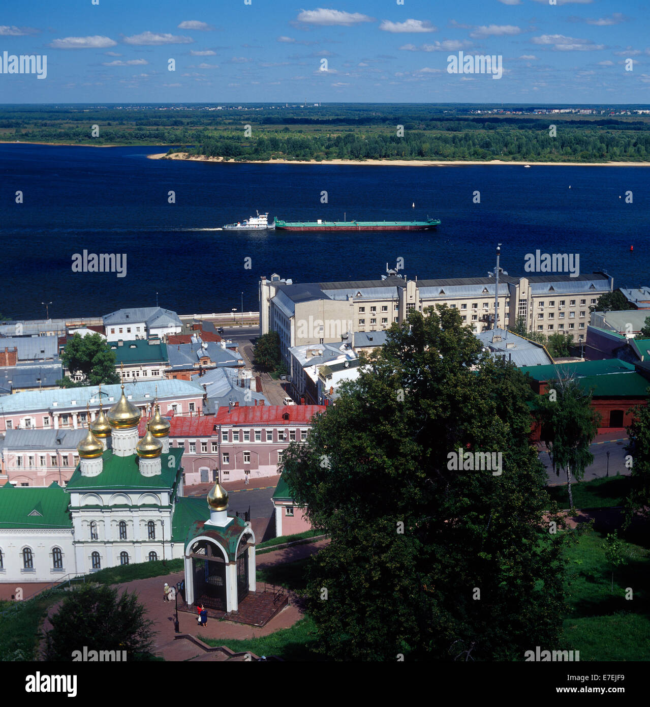 The embankment of the volga river hi-res stock photography and images ...
