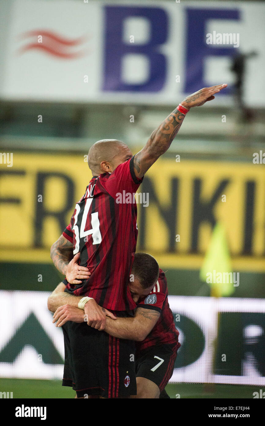 Parma, Italy. 14th Sep, 2014. Nigel De Jong (Milan) Football/Soccer ...