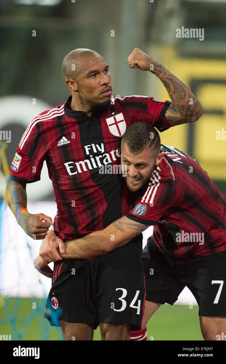 Parma, Italy. 14th Sep, 2014. Nigel De Jong (Milan) Football/Soccer ...