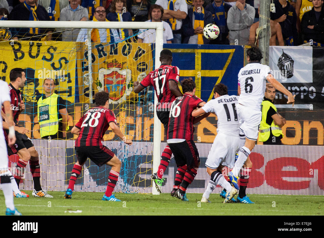 Parma, Italy. 14th Sep, 2014. Alessandro Lucarelli (Parma) Football ...