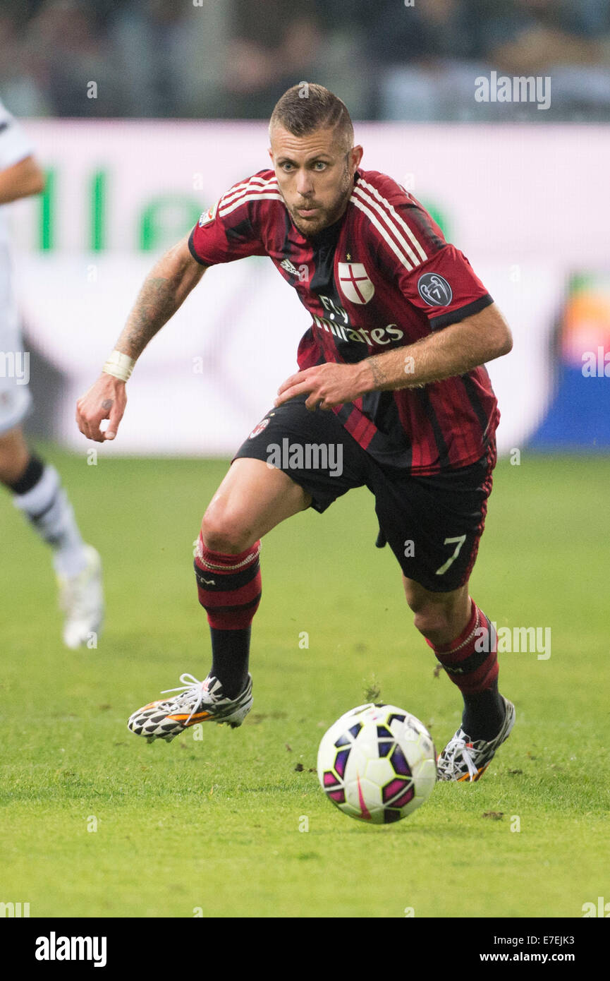 Parma, Italy. 14th Sep, 2014. Jeremy Menez (Milan) Football/Soccer ...